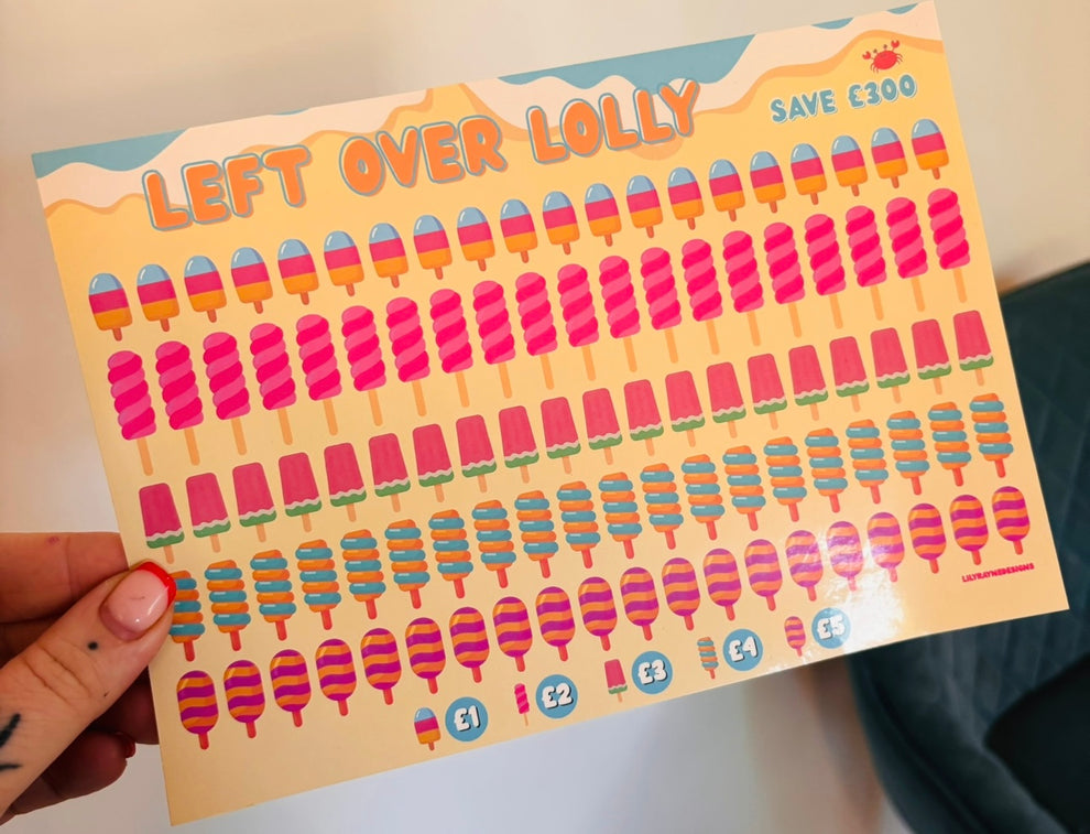 Leftover Lolly Saving Tin Sticker – Lily Rayne Designs